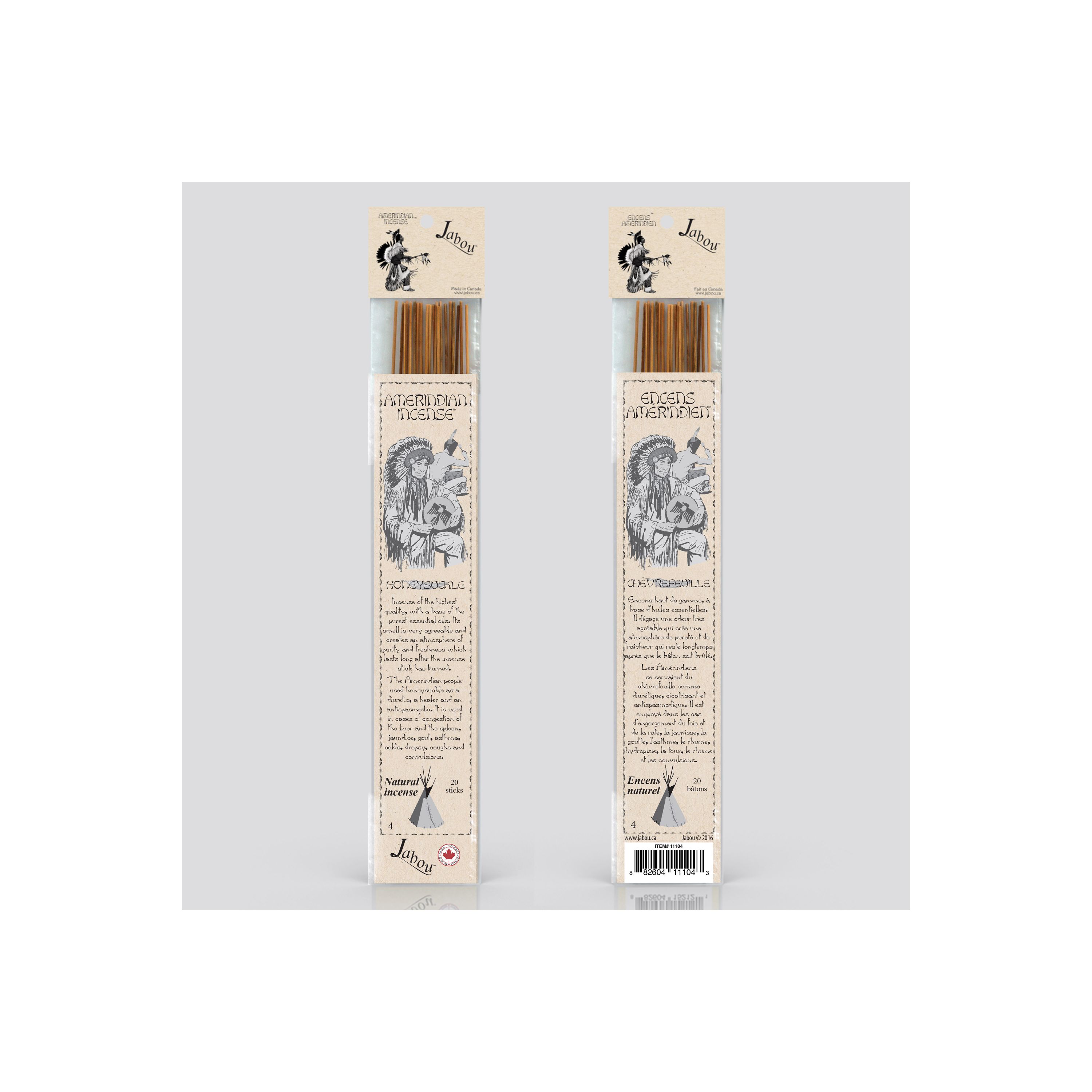 Jabou™ Amerindian #04 Honeysuckle Incense